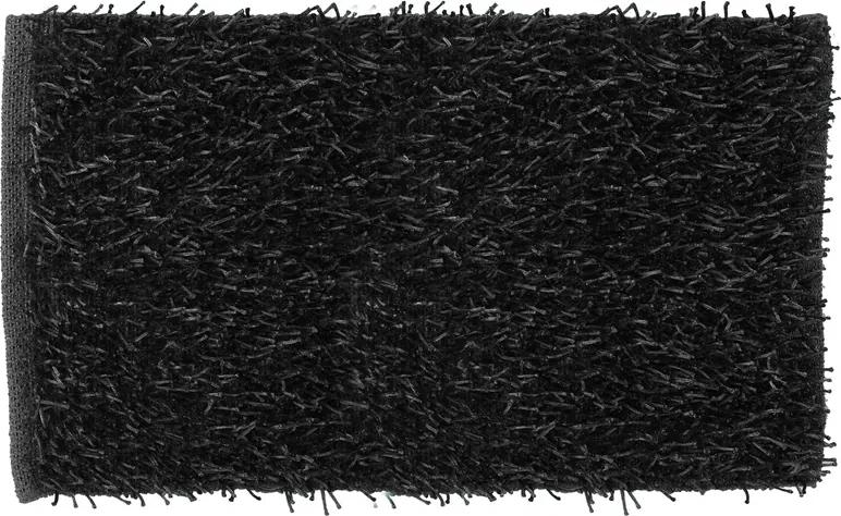 Koupelnová předložka Shaggy 70x120 cm, černá