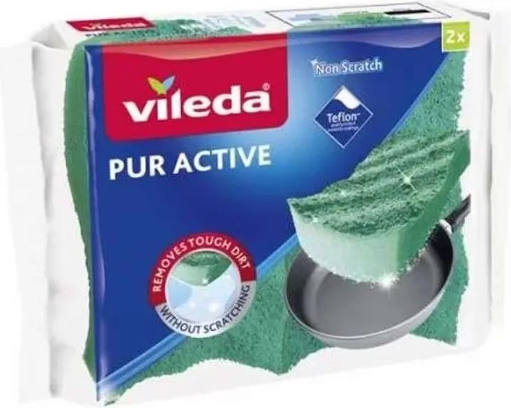 Vileda - Houbička PUR active střední, 2 ks 169474