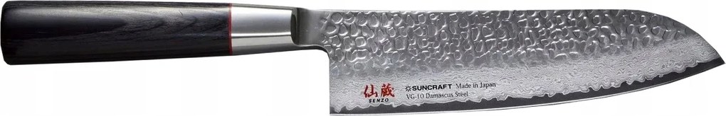 Japonský nůž Santoku 167 mm Senzo Classic od společnosti Suncraft