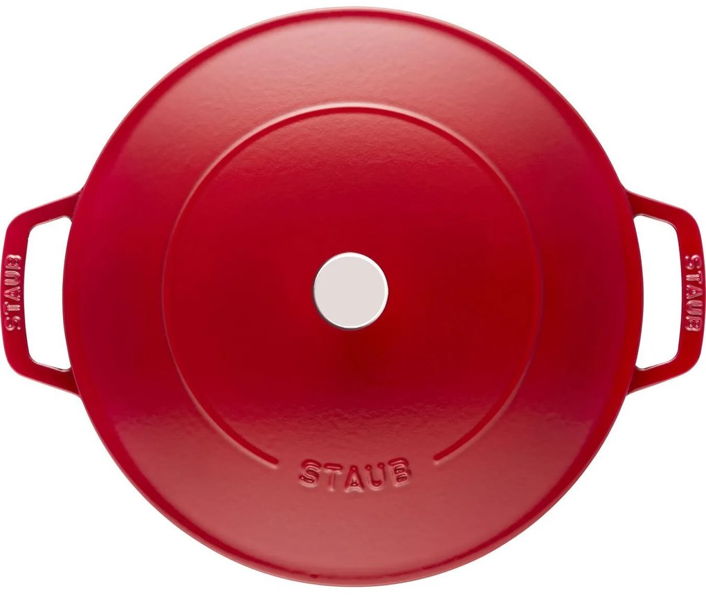 Staub Chistera kastrol s poklicí 28 cm/3,7 l višňová, 12612806