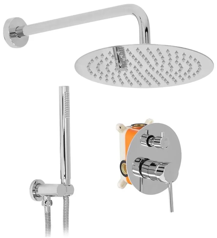 REA-P8007 - Sprchová sada s podomítkovou baterií LUNGO lesklý chrom REA-P8007