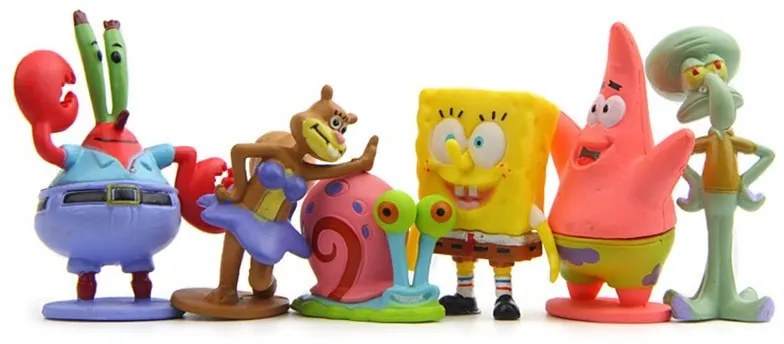 Figurky Spongebob 6 ks