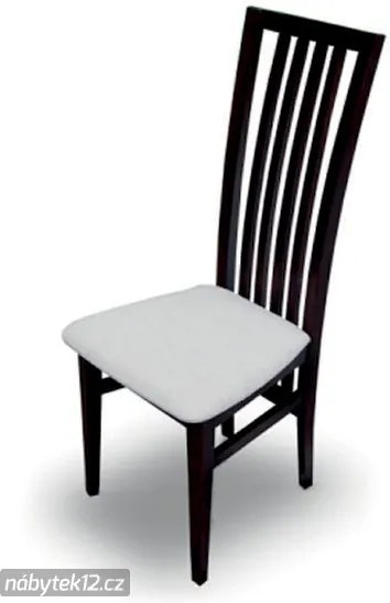 Dřevěná jídelní židle Laila, masiv buku, černá