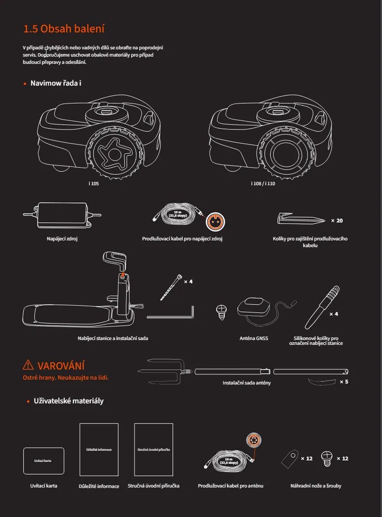 Robotická sekačka Segway Navimow I108E Záruka od března!