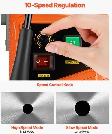Magnetická vrtačka 1550 W 13000 N Přenosná vrtačka Mag 500RPM