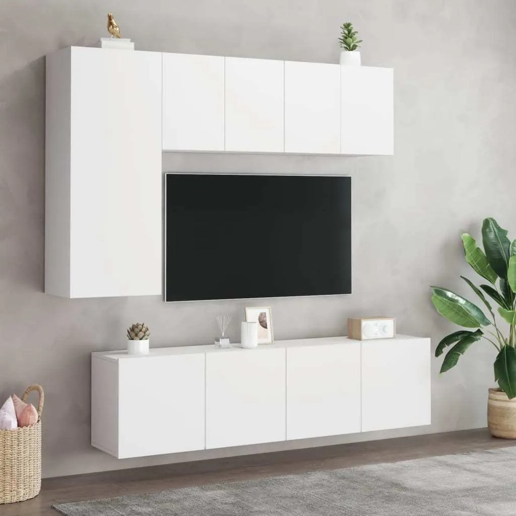 vidaXL TV skříňky nástěnné 2 ks 60 x 30 x 41 cm [836939] Barva: Betonová šedá