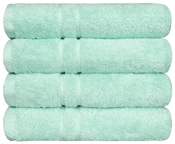 SCANquilt bavlněný ručník COTTONA mentolová osuška 100 x 150 cm