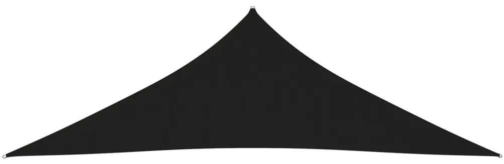 vidaXL Stínící plachta oxfordská látka trojúhelníková 5x5x6 m černá
