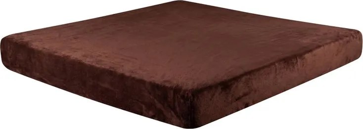 Napínací prostěradlo mikroplyš čokoládové 90 x 200 cm