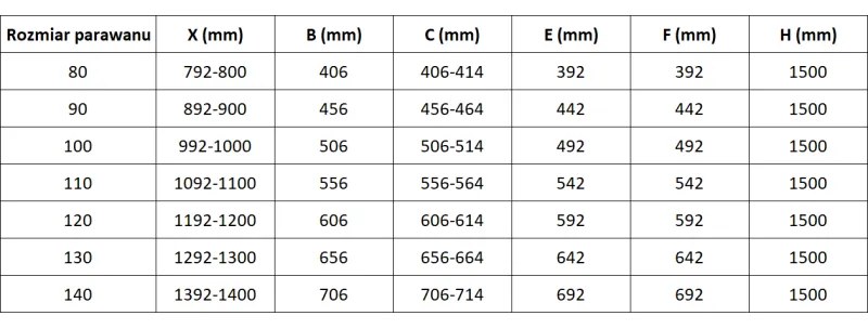 Mexen Lunar, 2-křídlová vanová zástěna levá 80 x 150 cm, čiré sklo, broušená ocel, 897-080-100-97-00-L