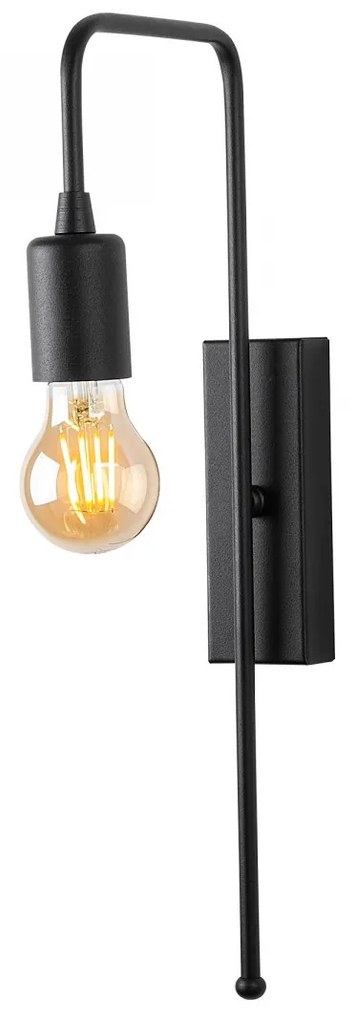 Nástěnná lampa Mum černá