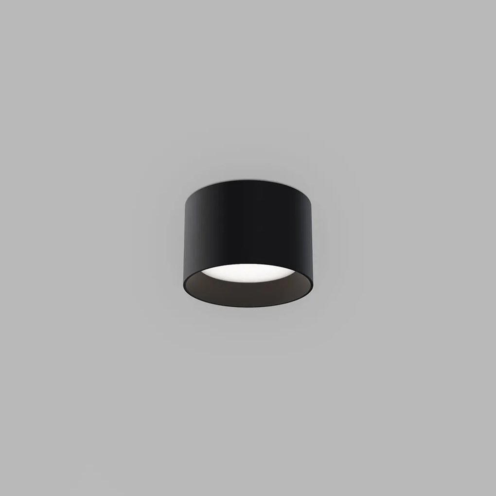 Válcové přisazené hliníkové svítidlo Zeta ON  Válcové přisazené hliníkové svítidlo Zeta ON Barva: Černá, Průměr: 90 mm, Stmívání: Nestmívatelné