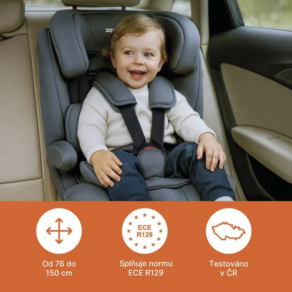 Zopa Autosedačka Alfa i-Size isofix Grey