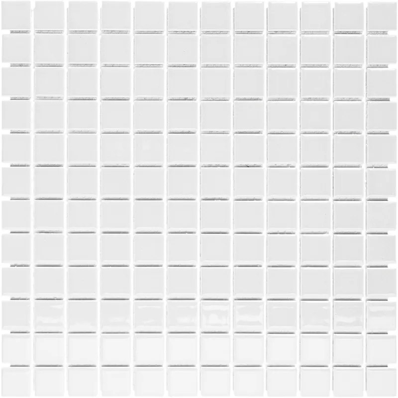 FIN Keramická mozaika bílá Mozaika White Glossy 23 2,3x2,3 (30x30) cm - AF230051