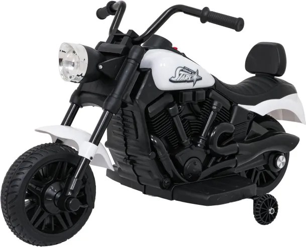 Elektrická motorka STAR bílá
