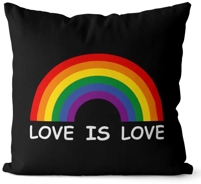 Polštář LGBT Rainbow (Velikost: 55 x 55 cm)