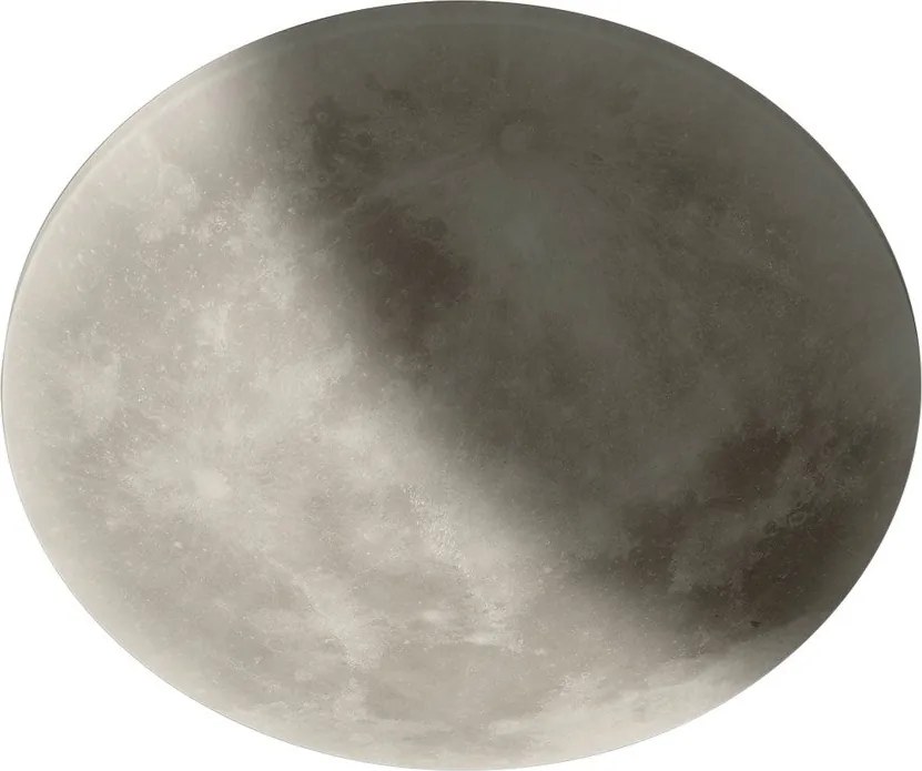 Světle šedé LED dětské stropní svítidlo se stínidlem z akrylového skla ø 40 cm Lunar – Trio