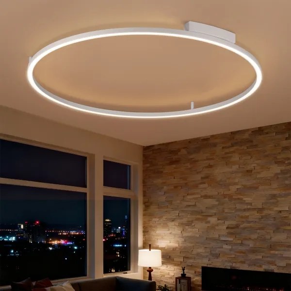 Brilagi - LED Stmívatelné svítidlo PORTOFINO LED/85W/230V pr. 120 cm stříbrná+DO