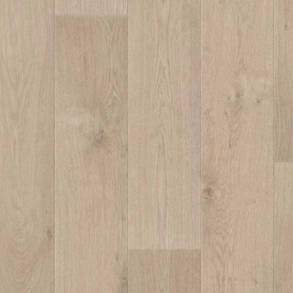Gerflor, PVC podlaha - lino AladinTex Ultra 0720 Pure Oak clear, na míru, šíře 4m, béžová, filc, chodba / předsíň