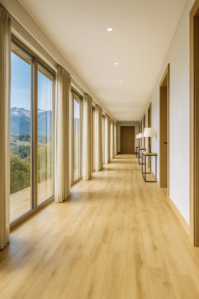 Beauflor, PVC podlaha - lino Texalino Supreme 266M Vero, na míru, šíře 2m,3m,4m,5m, béžová, filc, chodba / předsíň