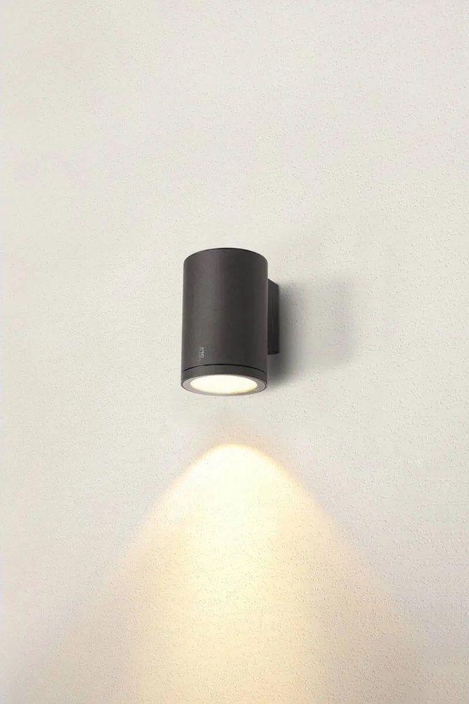 LA 1003440 ENOLA ROUND L single Outdoor, nástěnné LED svítidlo, antracitové, CCT 3000/4000K - BIG WHITE (SLV)