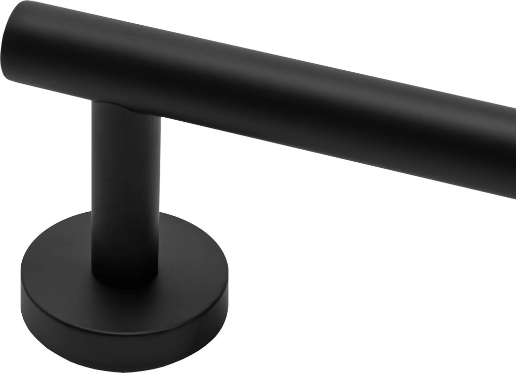Tutumi Rea, koupelnový držák na ručníky 50cm 322232C, černá matná, REA-77086