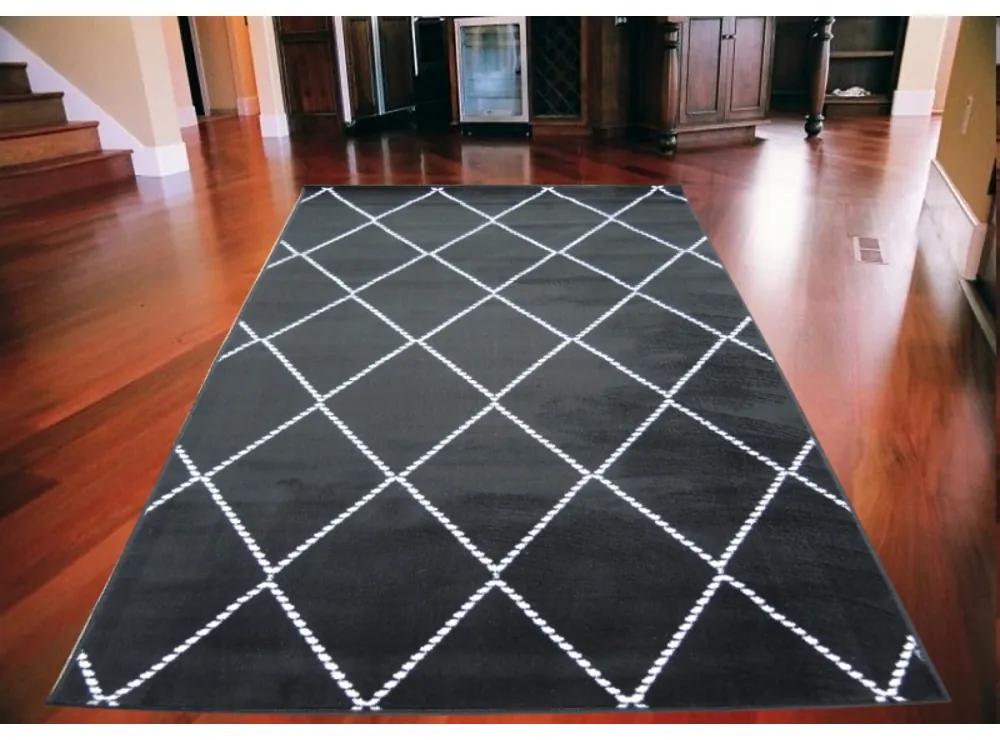 Kusový koberec PP Suluk černý, Velikosti 120x170cm
