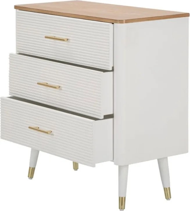 Designová komoda Gerlinde 78 cm bílá