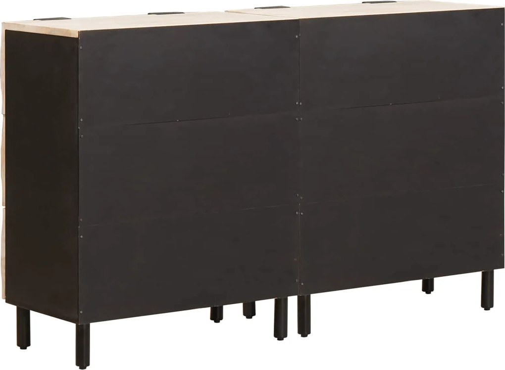 Servírovací skříň 2 ks 60 x 33 x 75 cm Masivní mangové dřevo 3310028