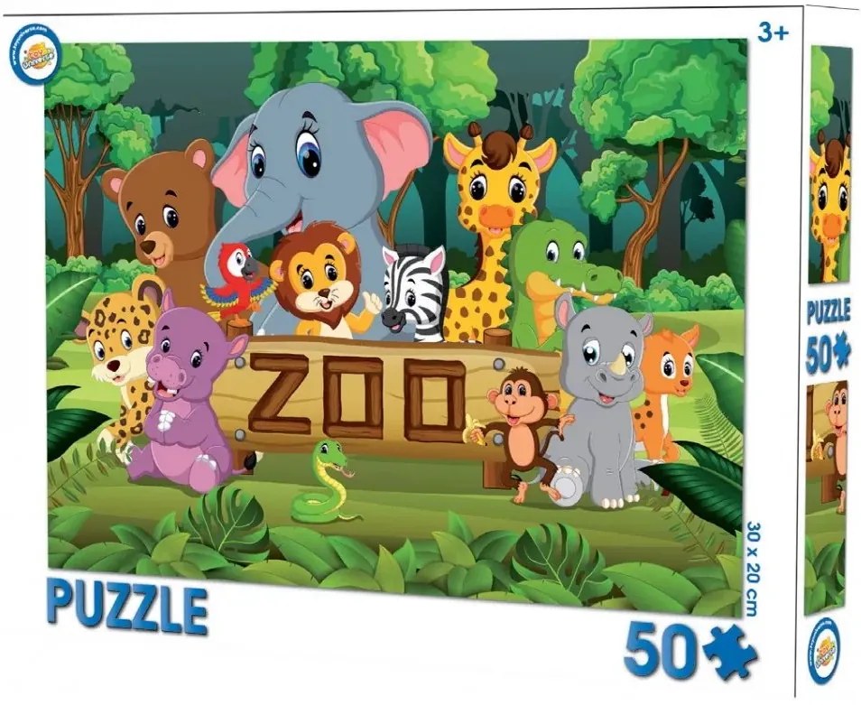 Puzzle ZOO - 50 dílků