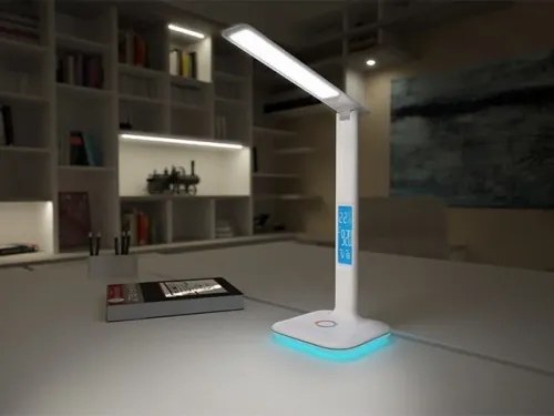 Stolní LED lampička s RGB podsvícením Panlux ROBIN RGB PN15300017