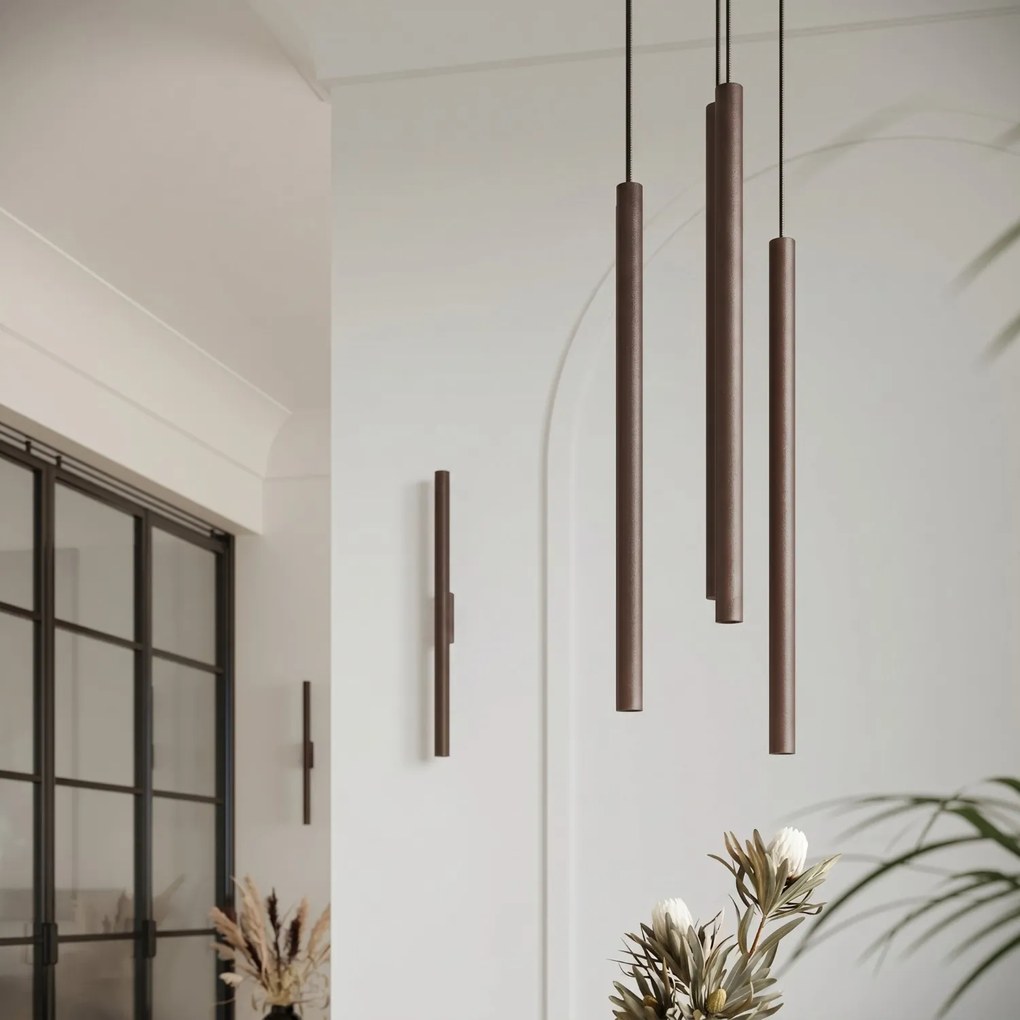 Sollux Lighting Nástěnné svítidlo PASTELO 2 hnědé