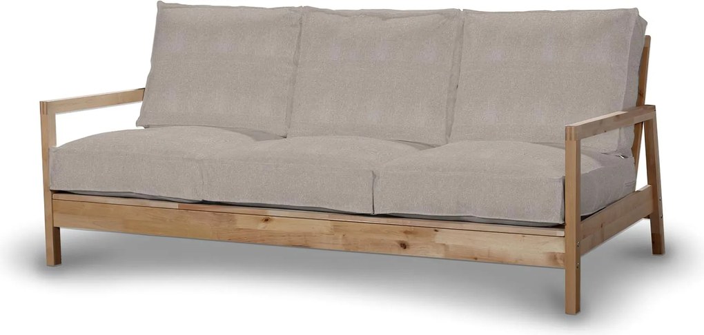 Potah na pohovku IKEA  Lillberg 3-místná nerozkládací barva béžová látka pletený vzor
