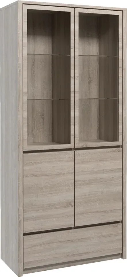 Obývací stěna se skříní MONTANA | 360 cm + 100 cm | dub trufla