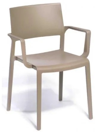 Gaber Plastová židle Lilibet B Barva plastu Gaber hnědo-šedá 55 373