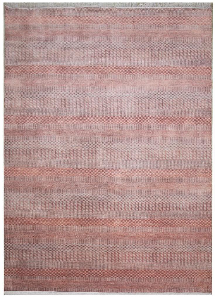 Diamond Carpets koberce Ručně vázaný kusový koberec Diamond DC-MCN Silver/m.red ROZMĚR: 180x275