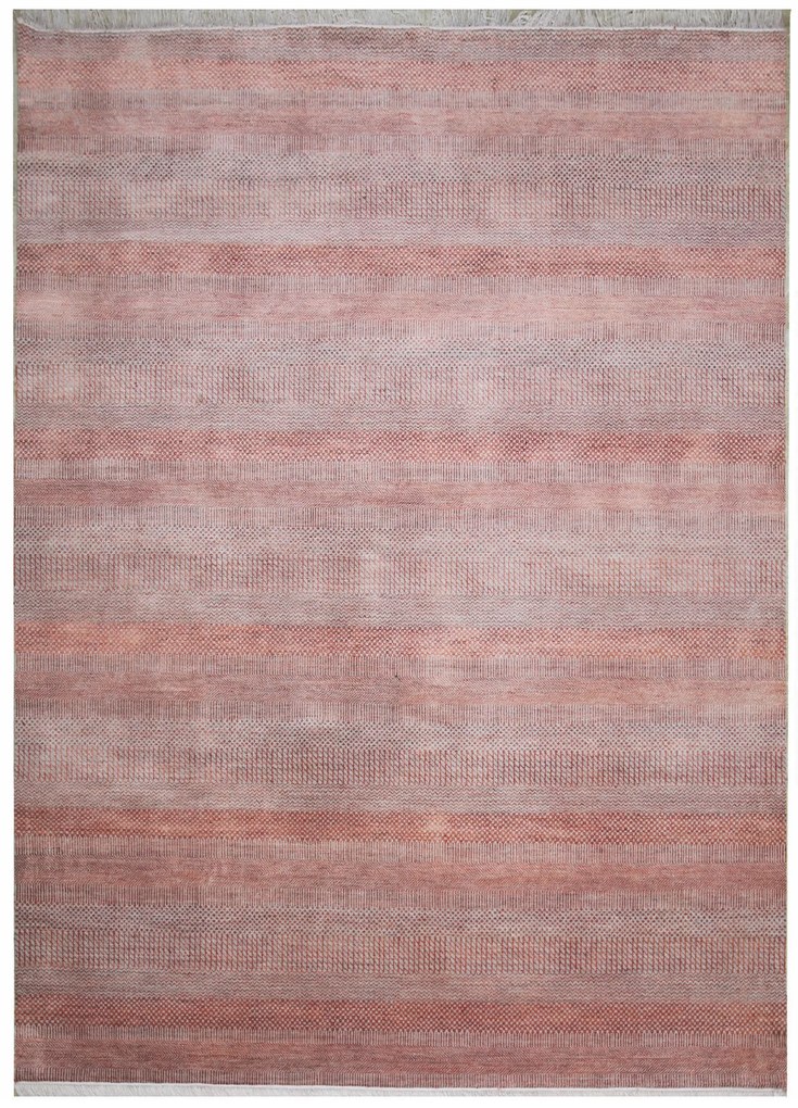 Diamond Carpets koberce Ručně vázaný kusový koberec Diamond DC-MCN Silver/m.red ROZMĚR: 245x305