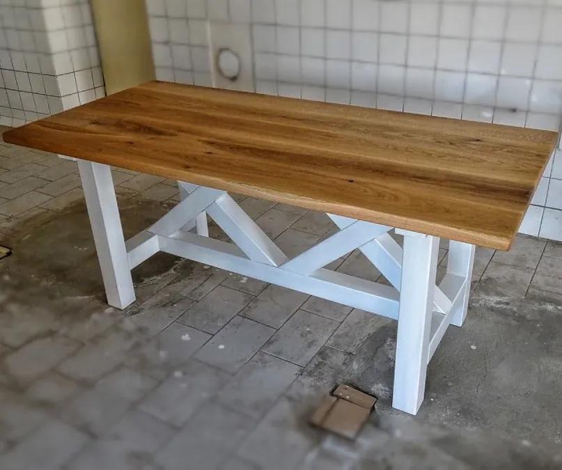 KULHÁNEK Jídelní stůl ve stylu Provence Velikost desky: 190x80 cm