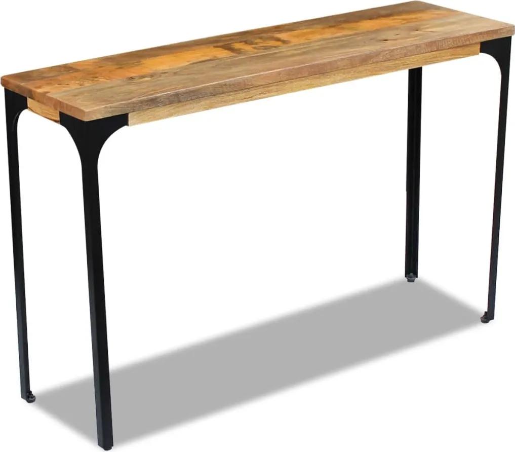 vidaXL Konzolový stolek 120 x 35 x 76 cm masivní recyklované dřevo [243339] Barva: Vícebarevný