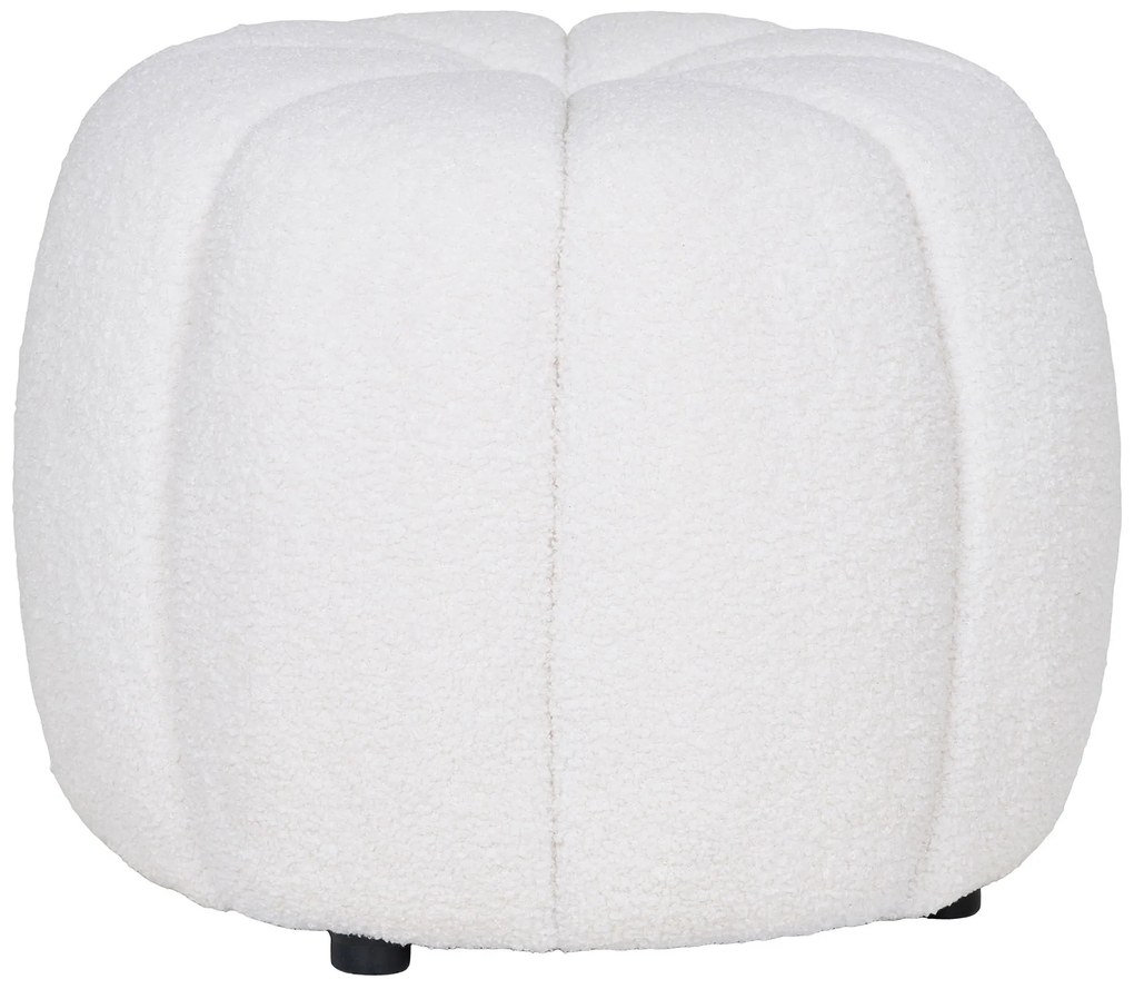 House Nordic Pouf PAISLEY bílý