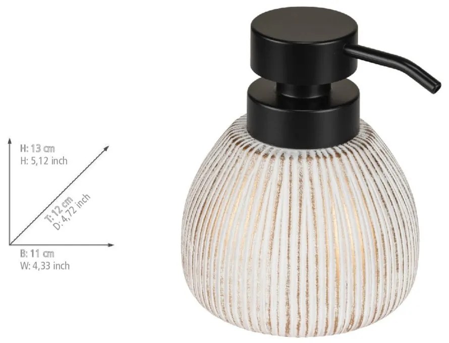 Bílý keramický dávkovač mýdla 500 ml Pascoli – Wenko