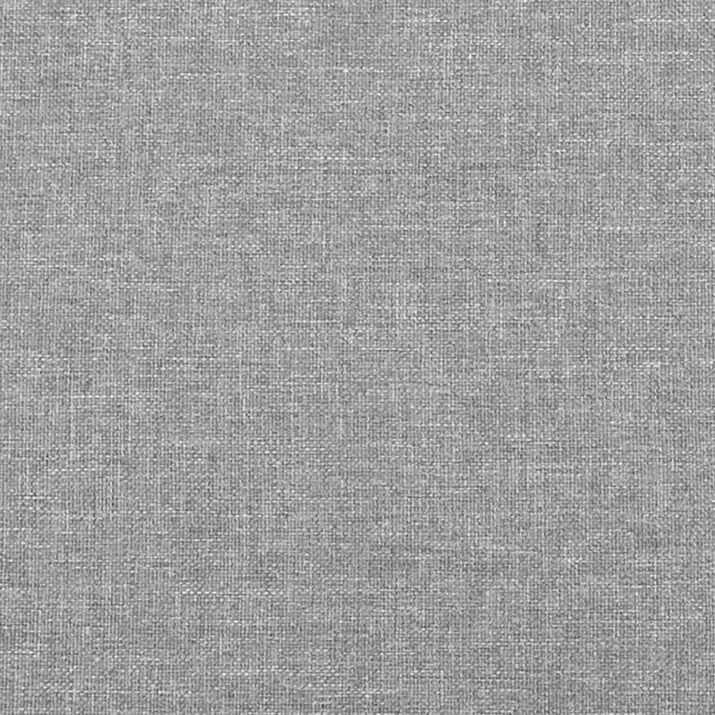 Box spring postel s matrací světle šedá 120x190 cm textil 3269664
