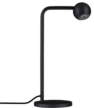 LED černá stolní lampa Sfera