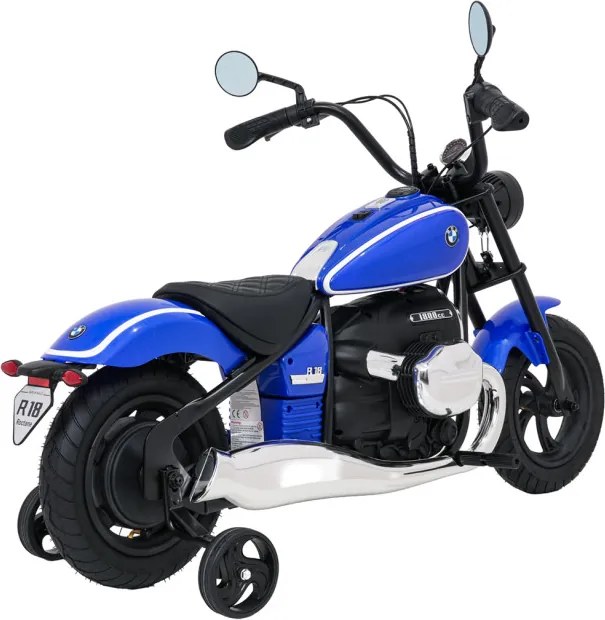 Elektrická motorka BMW R18 modrá