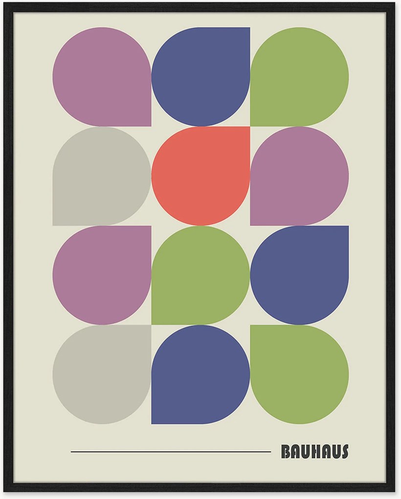 Zarámovaný digitální tisk Bauhaus Poster