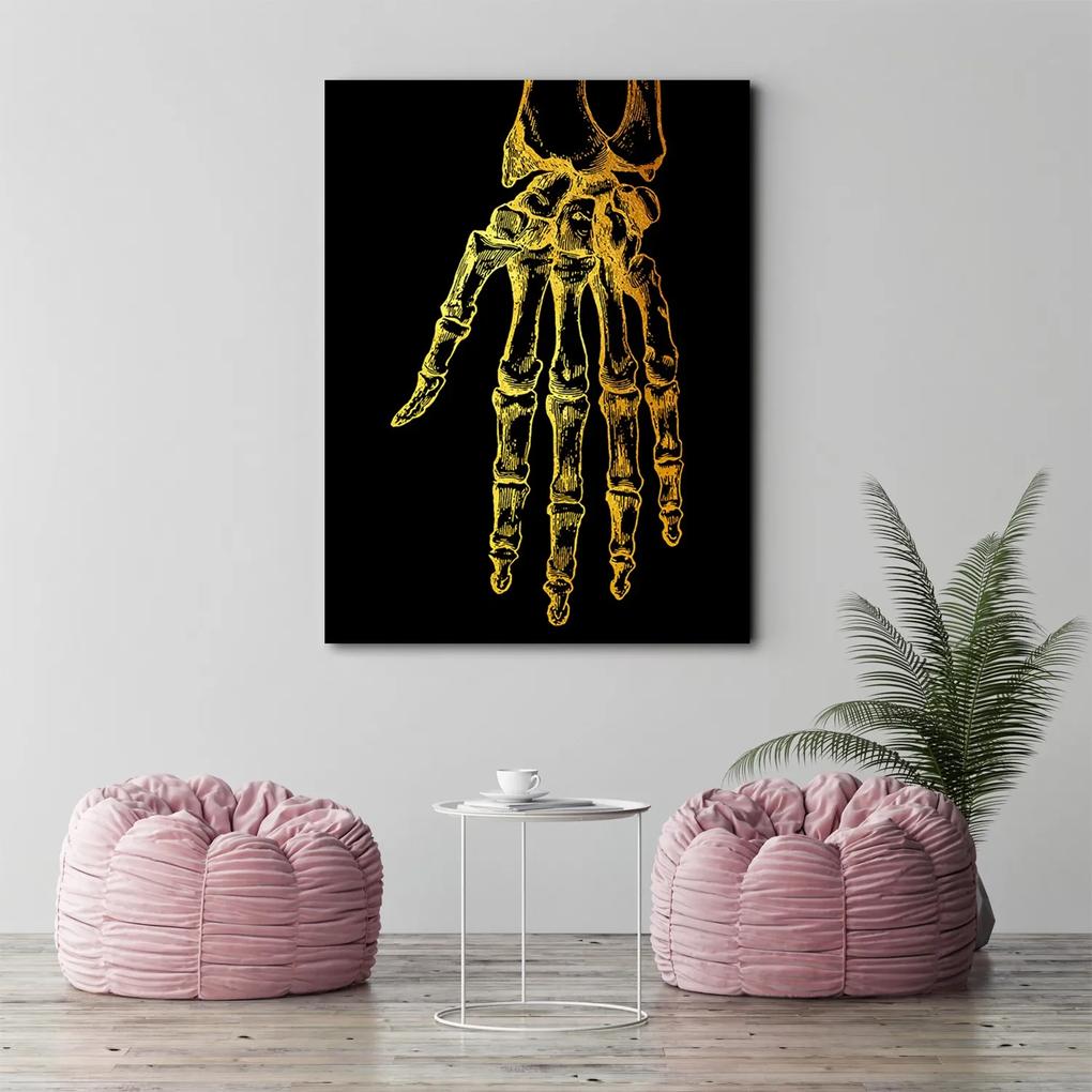 Gario Obraz na plátně Zlatá anatomie, ruka - Gab Fernando Rozměry: 40 x 60 cm