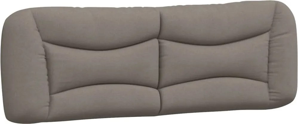 Postel s matrací Hvar taupe 160 x 200 cm textil 3208545