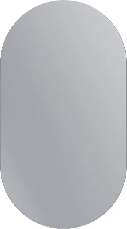 Erga Oval, oválné zrcadlo 50x90cm, ERG-V01-OVAL-5090-CL