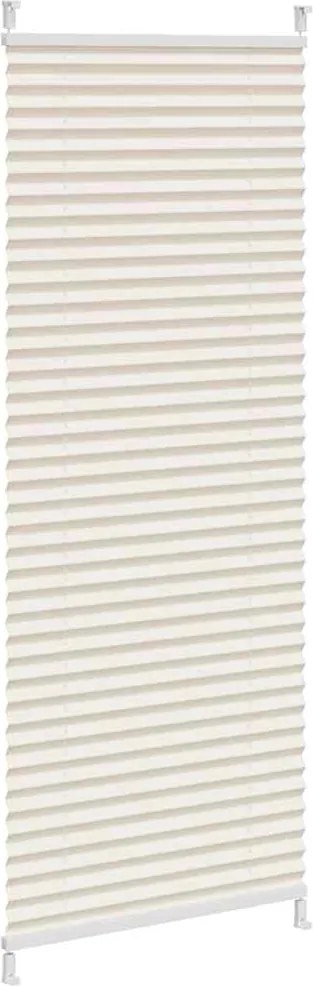 Plisovaná roleta 50 x 100 cm krémová 240621