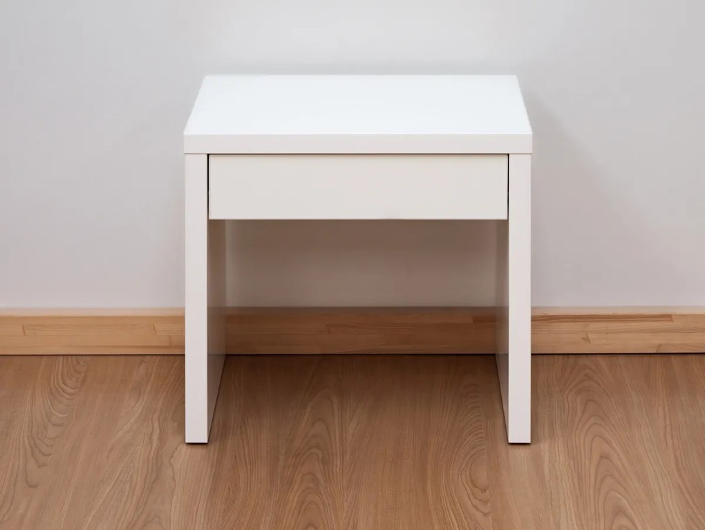BMB Noční stolek Klasik - imitace dřeva Dekor: Bílá